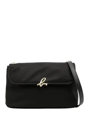 AGNÈS B. Logo-plaque Crossbody Bag - Black
