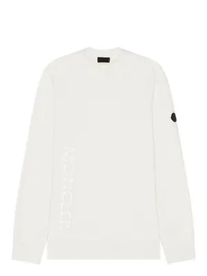Moncler Cotton Sweater - White