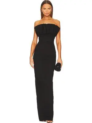 SAU LEE Noah Gown - Black