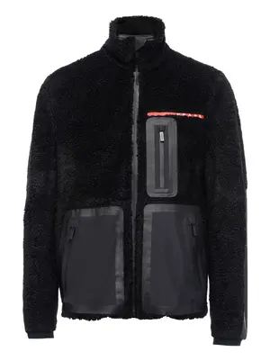 Prada Recycled Fleece Technical Jacket - Black