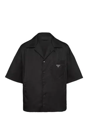 Prada Re-nylon Short-sleeved Shirt - Black
