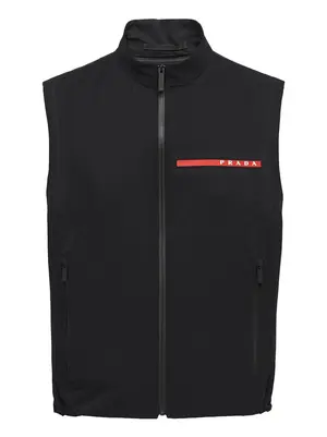 Prada Light Bi-stretch Vest - Black