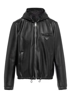 Prada Reversible Nappa And Re-nylon Blouson - Black