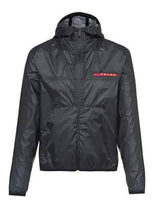 Prada Ripstop Hooded Jacket - Black