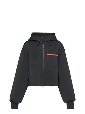 Prada Recycled Double Jersey Sweatshirt - Black