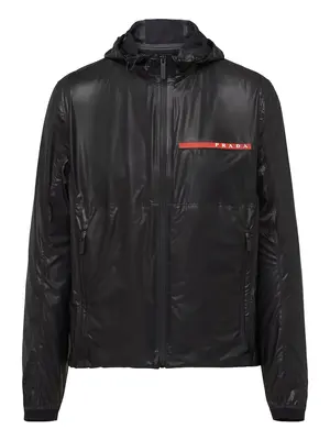 Prada Light Re-nylon Hooded Jacket - Black