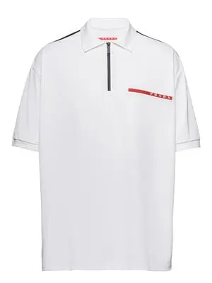 Prada Piqué Polo Shirt - White