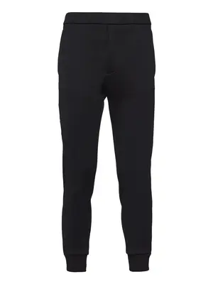 Prada Sweatpants With Re-nylon Details - Black/black