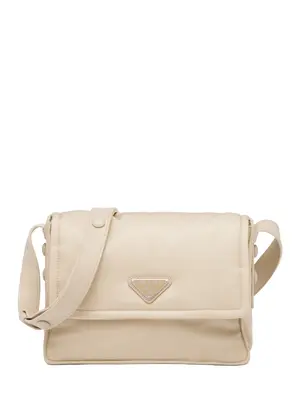 Prada Small Padded Re-nylon Shoulder Bag - Desert Beige