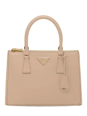 Prada Galleria Saffiano Leather Bag - Neutral