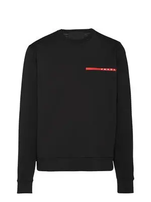 Prada Technical Fabric Sweatshirt - Black
