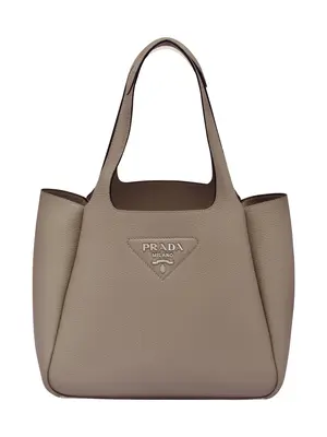 Prada Prada Medium Leather Tote Clay
