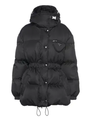 Prada Re-nylon Down Jacket - Black