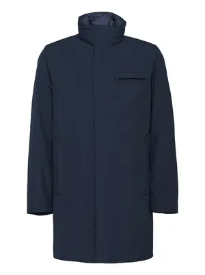 Prada Technical Fabric Raincoat - Navy
