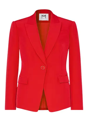 MILLY Avery Cady Blazer Red