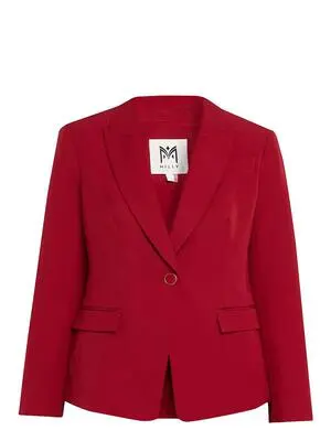 MILLY Avery Cady Blazer - Wine
