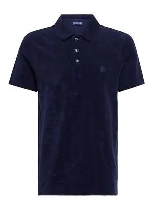 Vilebrequin Phoenix Terry Toweling Polo Shirt - Blue