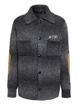 Amiri Virgin Wool Overshirt - Blue