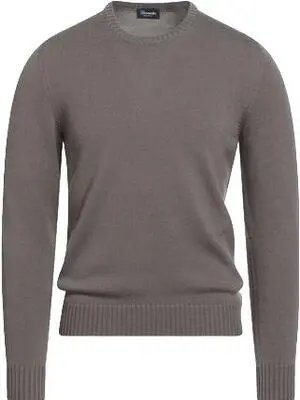 DRUMOHR Sweater In Merino Wool Grey