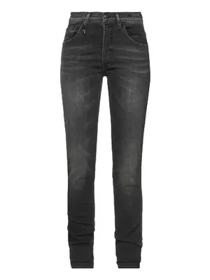 R13 Slim Fit Mid-rise Jeans - Black