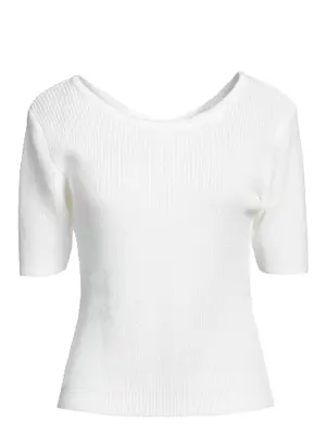 BELLWOOD BELLWOOD Cotton Knit Top Ivory