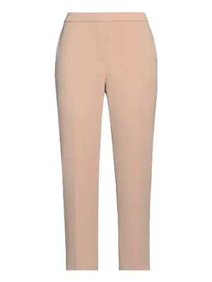 Theory Crepe Tapered Pants Beige