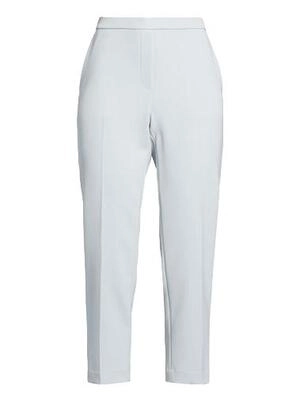 Theory Triacetate And Polyester Tapered Cropped Pants - Blue