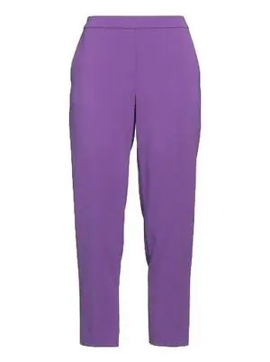 Theory Crepe Tapered Pants Purple