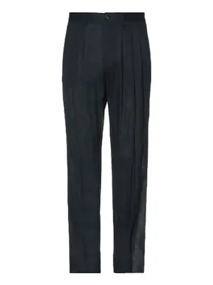 DOLCE & GABBANA Man Pants Midnight Blue Size 28 Linen, Polyester, Viscose