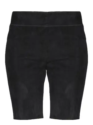 JIL SANDER JIL SANDER Lambskin Bermuda Shorts Black