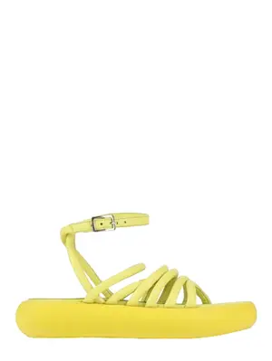 VIC MATIE VIC MATIĒ Strappy Flatform Sandals Green