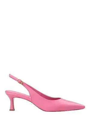 BIANCA DI BIANCA DI Soft Leather Slingback Pumps Pink