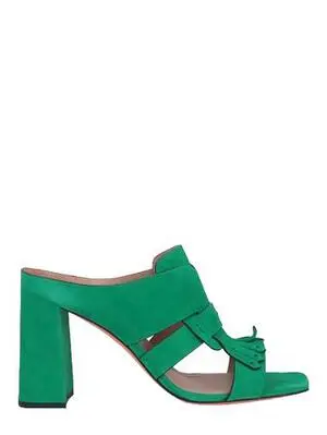 Santoni Leather Sandals - Green
