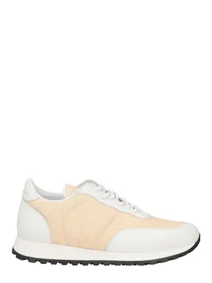 GIUSEPPE ZANOTTI Leather Sneakers - Beige