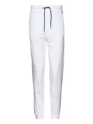 BIKKEMBERGS Pants Size Cotton, Elastane - White