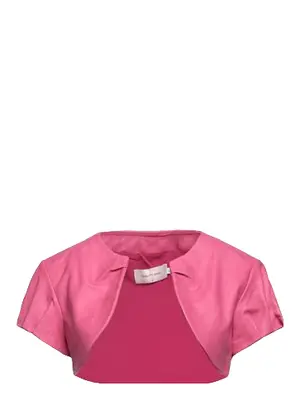 TWENTY EASY BY KAOS Leather Shrug - Pink