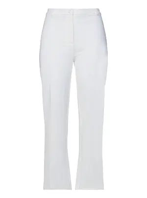 Pinko Cropped Flared Pants - White