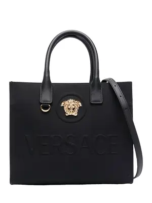 Versace La Medusa Small Tote Bag - Black