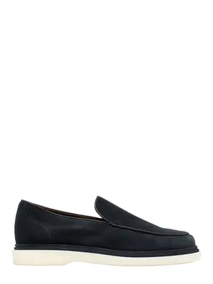 Fratelli Rossetti Calf-suede Slip-on Loafers - Blue