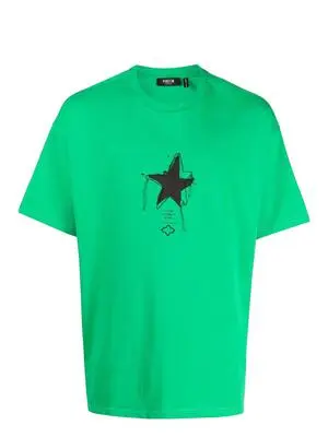 FIVE CM Star-print T-shirt - Green