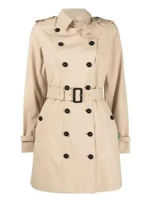 SAVE THE DUCK Lightweight Double-Breasted Trench Coat