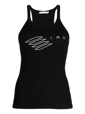 IRO PARIS Logo-print Tank Top - Black