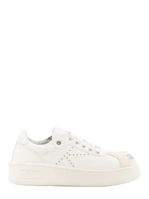 Kenzo Contrasting-toecap Low-top Sneakers - White