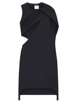 COURREGES Cut-out Mini Dress - Black