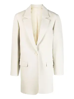 Isabel Marant Jilinka Single-breasted Coat - Neutrals