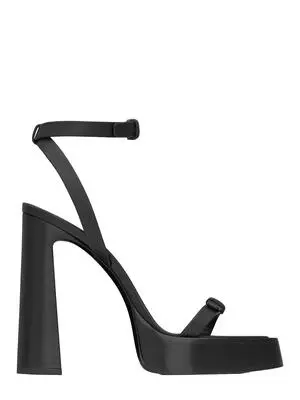 Saint Laurent Platz 105mm Platform Sandals - Black