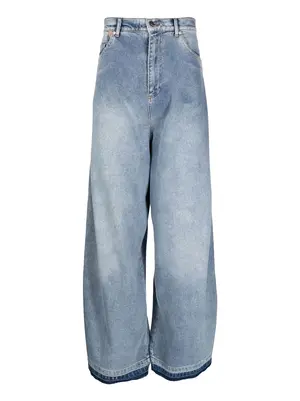 Natasha Zinko Wide-leg Jeans - Blue