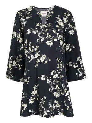 BAMBAH Bambah Floral-Print Cotton-Blend Tunic