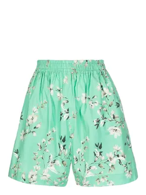 BAMBAH Josephine Floral Shorts - Green