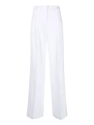 Michael Kors Wide-leg Tailored Trousers - White